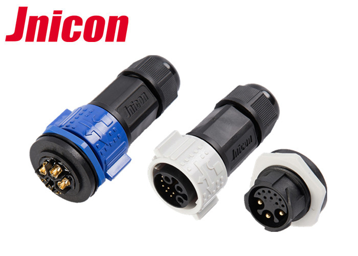 M19 Listrik Tahan Air Panel Mount Connector Kawat Konektor 3Pin IP67 ...