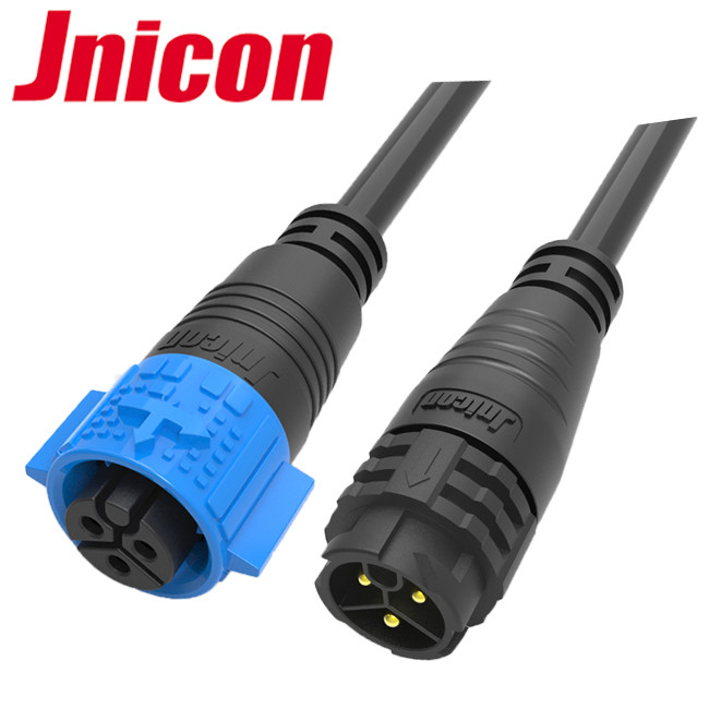 Kabel Ke Kabel Konektor Kabel IP67 20A / 300V Dengan Multi Pin Konektor ...